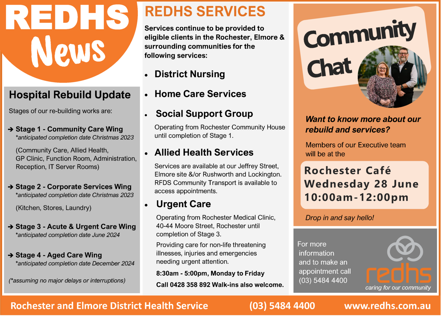 REDHS News – 27 June 2023 – REDHS